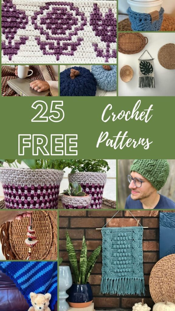 25 Free Crochet Patterns on the Blog - Juniper and Oakes