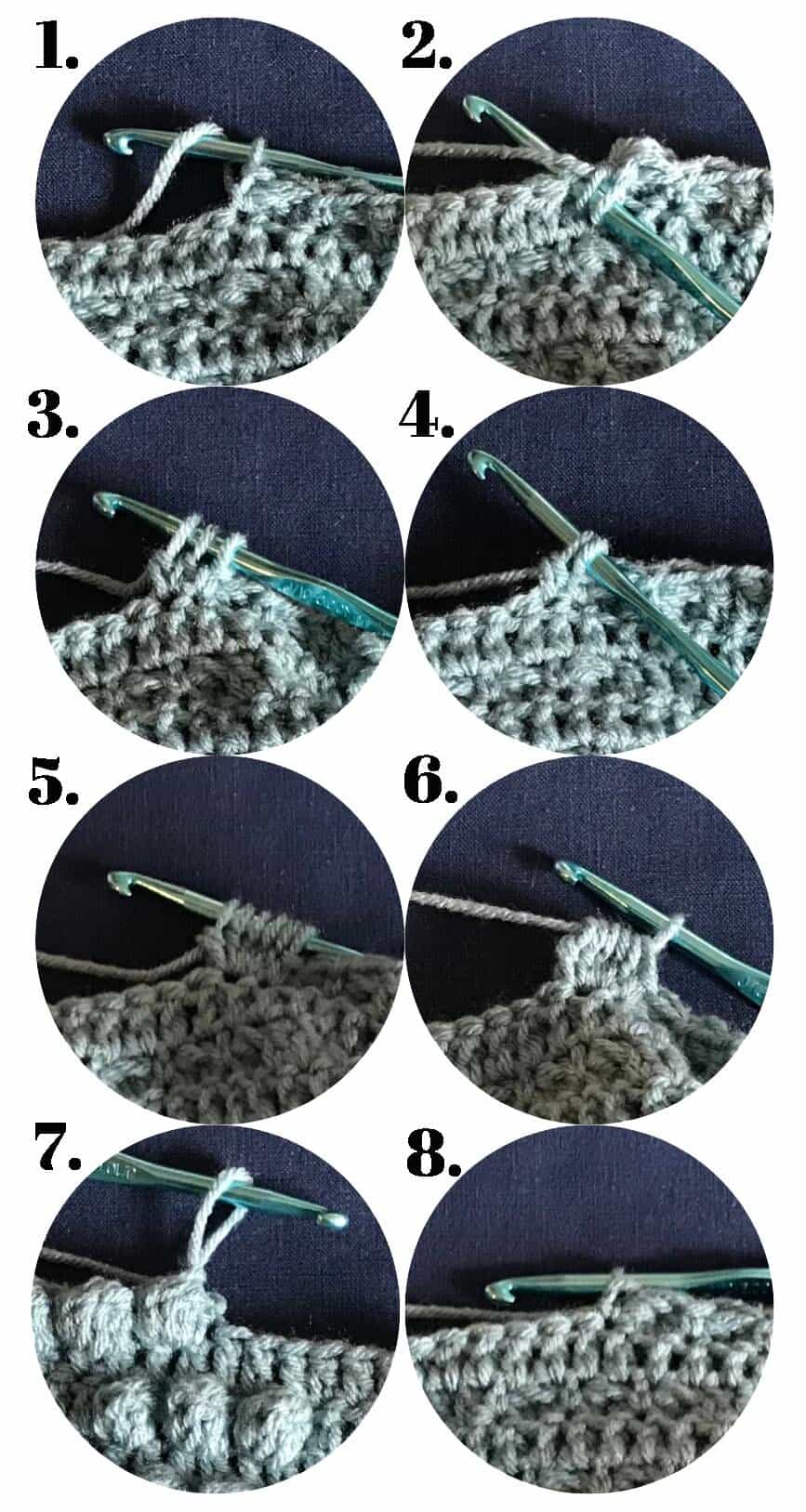 Crochet Tutorial: How to make the Bobble Stitch - Juniper and Oakes