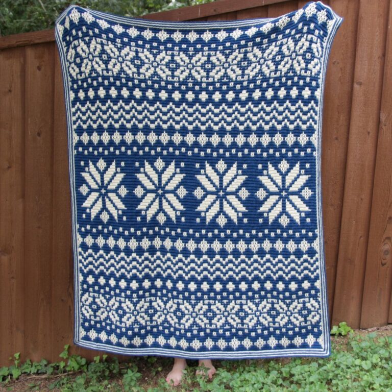 FREE CAL – Mosaic Crochet Gingerbread Blanket CAL | Crochet Along ...