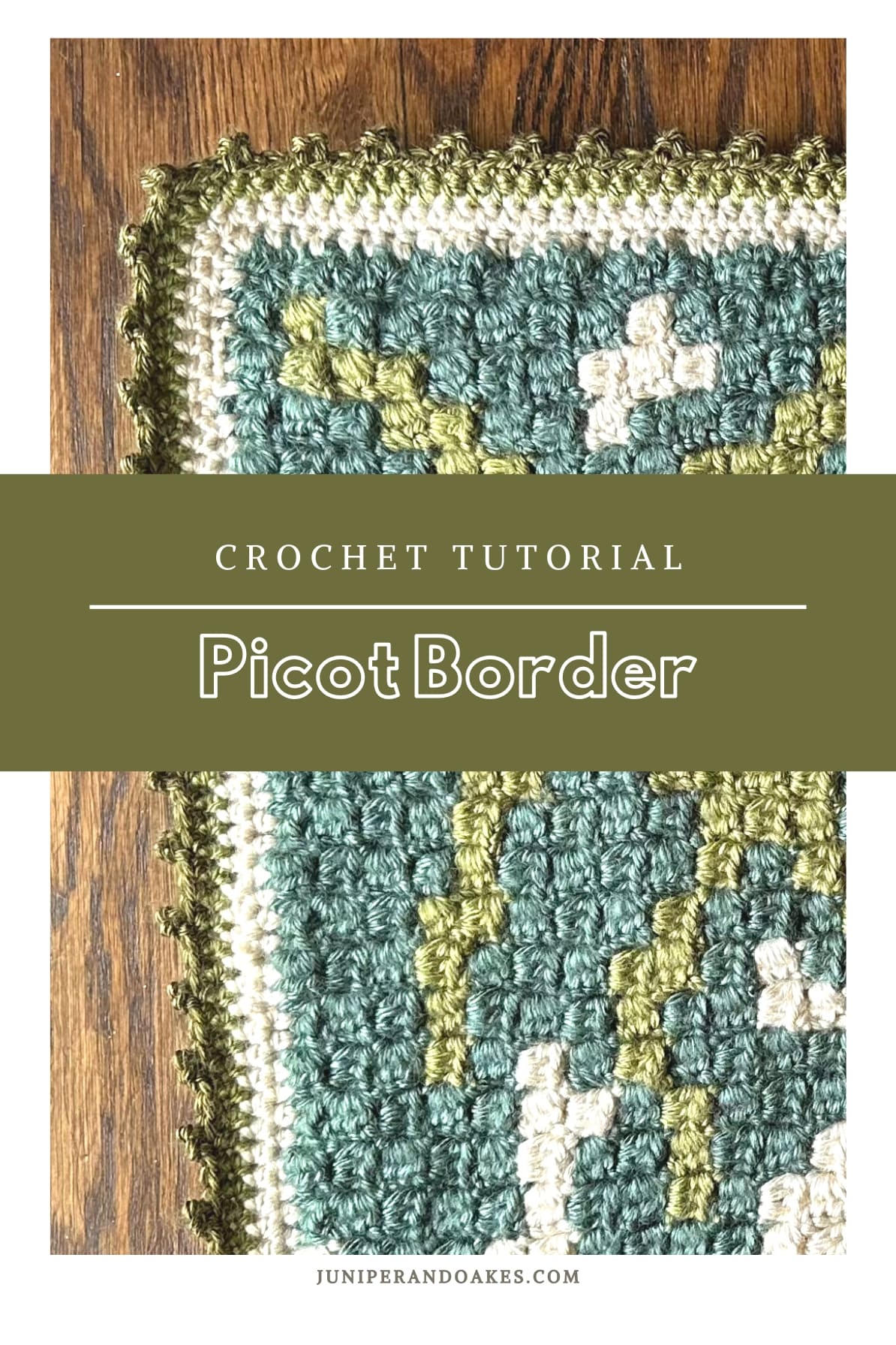 How to Crochet a Picot Border - Juniper and Oakes