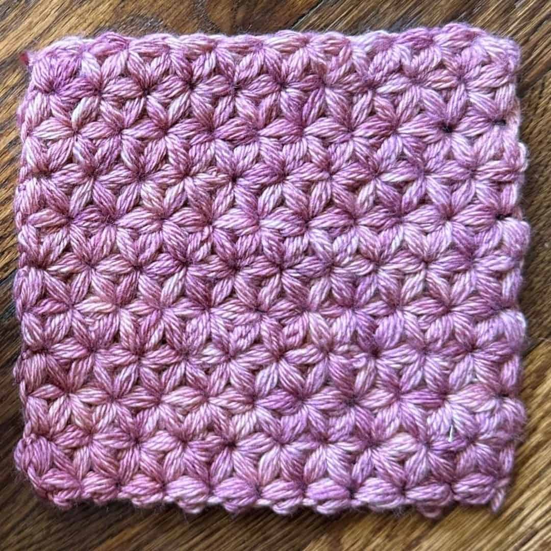Jasmine Stitch Crochet Pattern -FREE- NICU Bonding Square - Juniper and ...