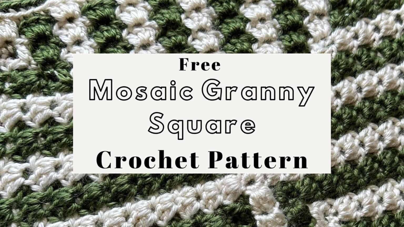 How to Crochet Overlay Mosaic Crochet Patterns - Juniper and Oakes
