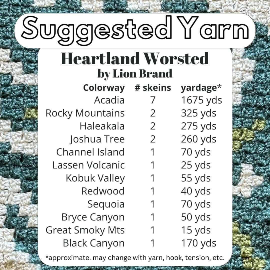 FREE CAL - Plants with Yarn C2C Afghan | Corner to Corner Crochet ...