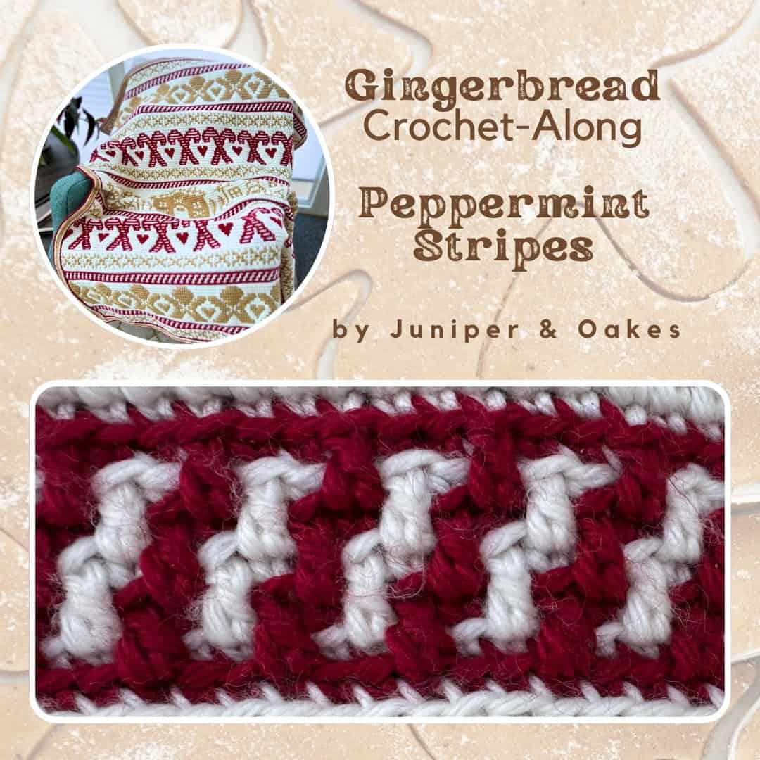 Free Peppermint Mosaic Crochet Blanket Pattern - Juniper and Oakes