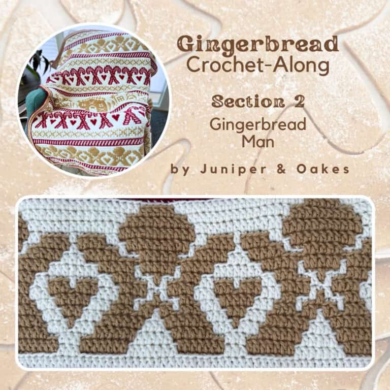 FREE CAL – Mosaic Crochet Gingerbread Blanket CAL | Crochet Along ...
