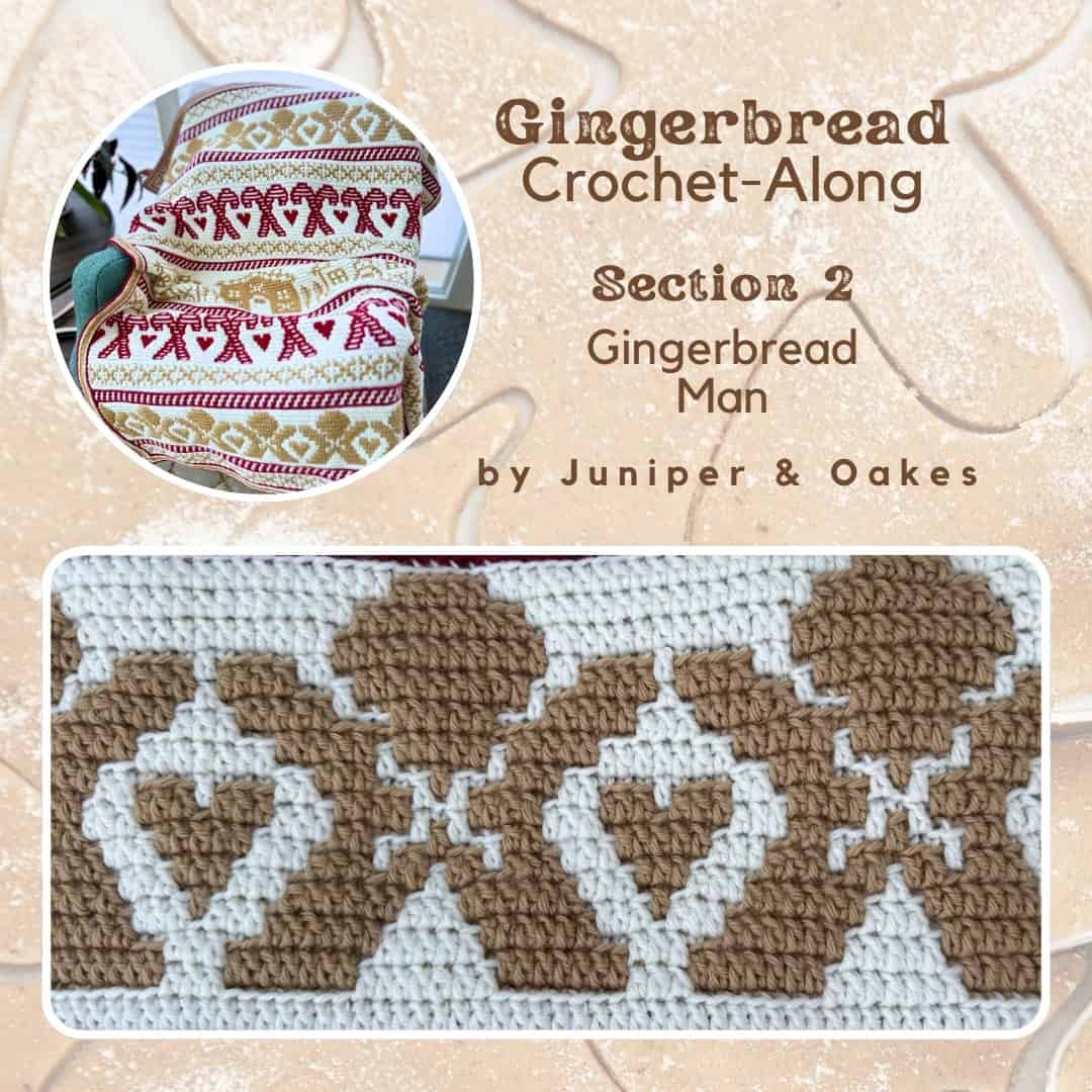 FREE CAL – Mosaic Crochet Gingerbread Blanket CAL | Crochet Along ...