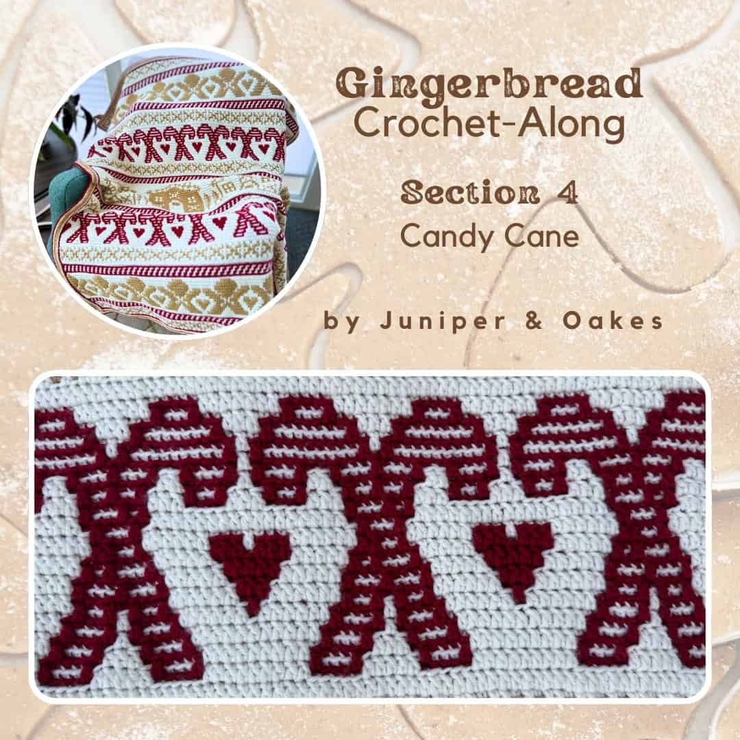 FREE CAL – Mosaic Crochet Gingerbread Blanket CAL | Crochet Along ...