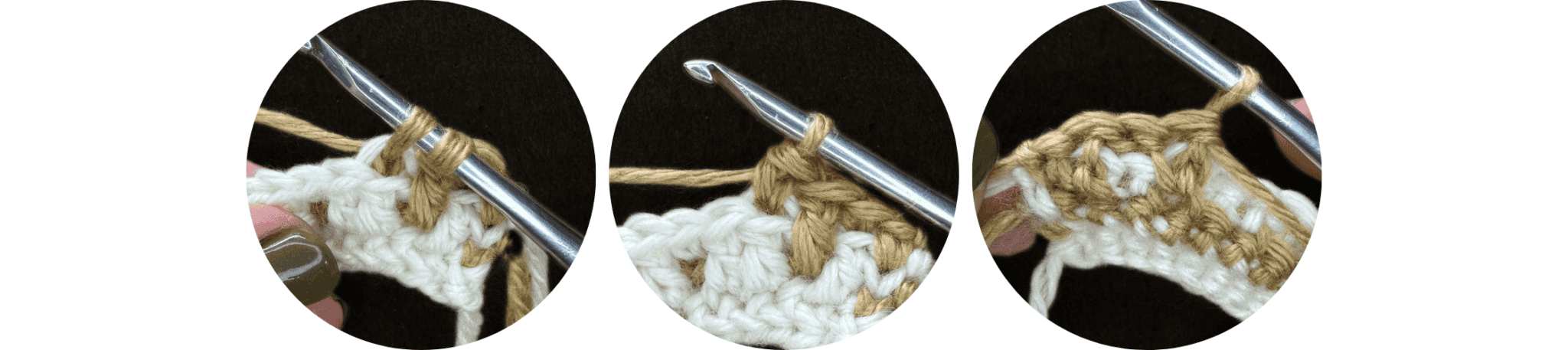 Reversible Mosaic Crochet using the Negative Stitch