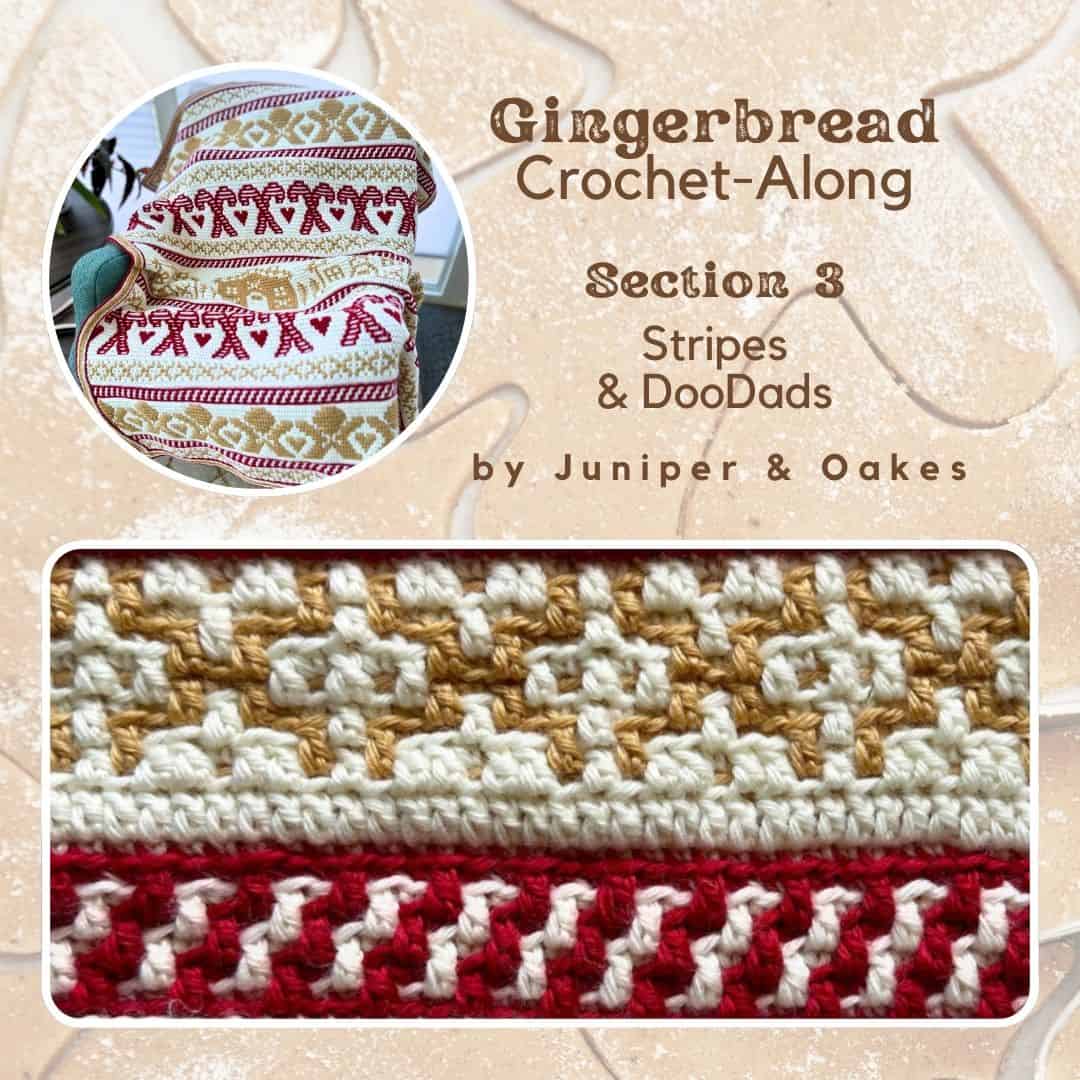 FREE CAL – Mosaic Crochet Gingerbread Blanket CAL | Crochet Along ...