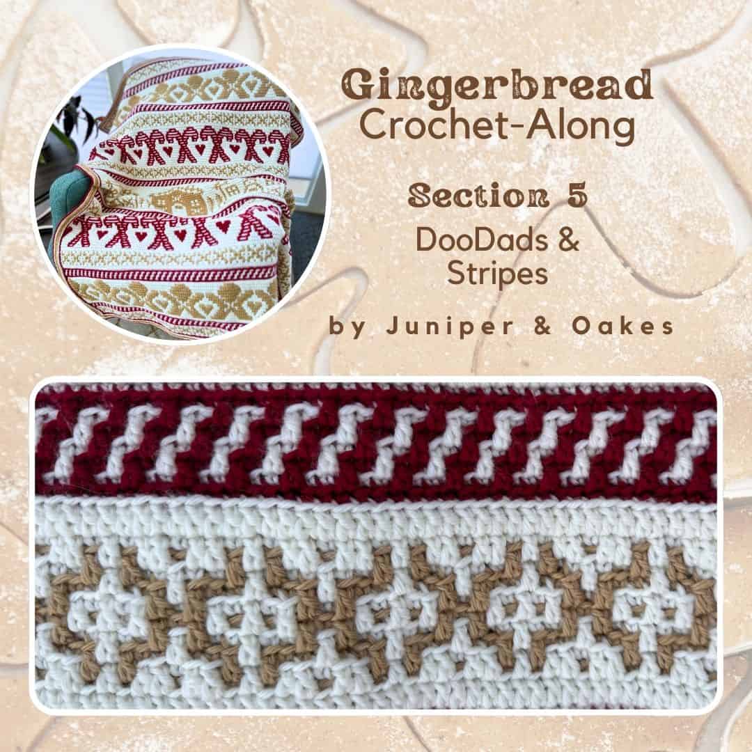 FREE CAL – Mosaic Crochet Gingerbread Blanket CAL | Crochet Along ...