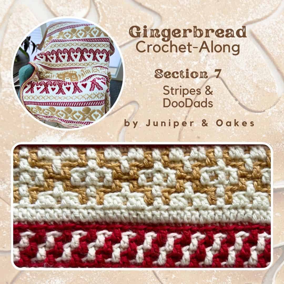 FREE CAL – Mosaic Crochet Gingerbread Blanket CAL | Crochet Along ...