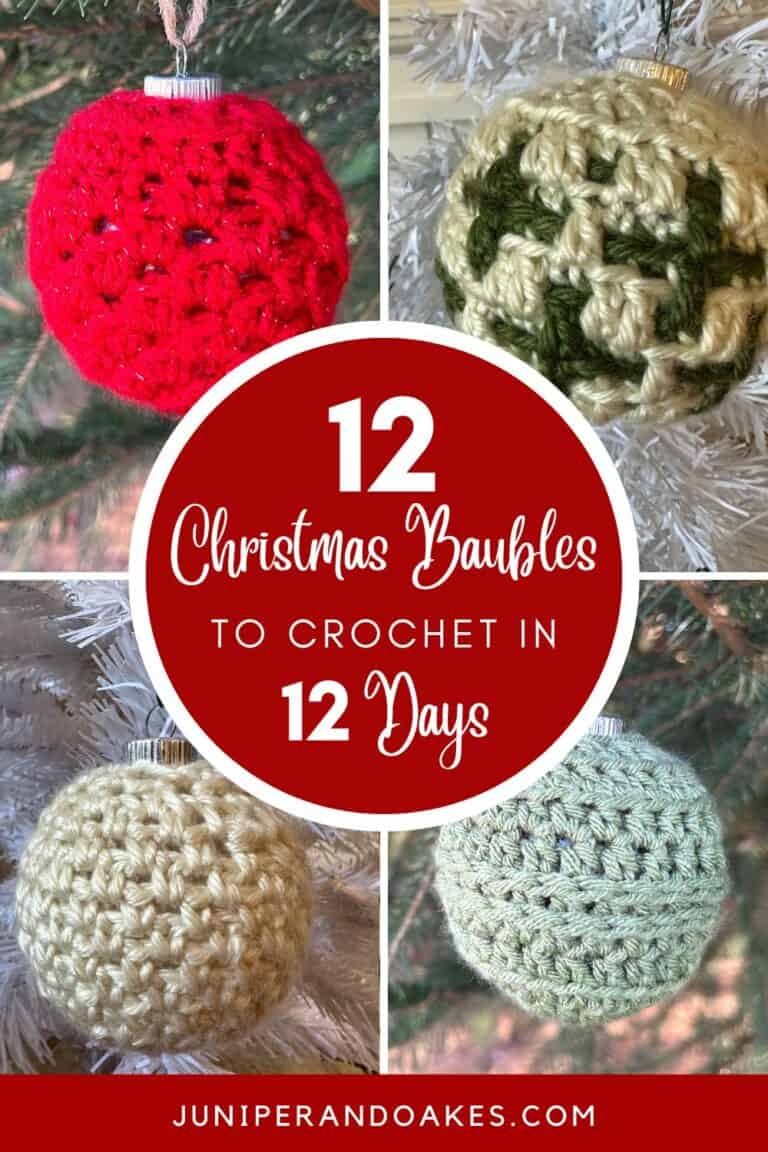 12 Free Crochet Christmas Bauble Ornament Patterns - A Very Bauble ...