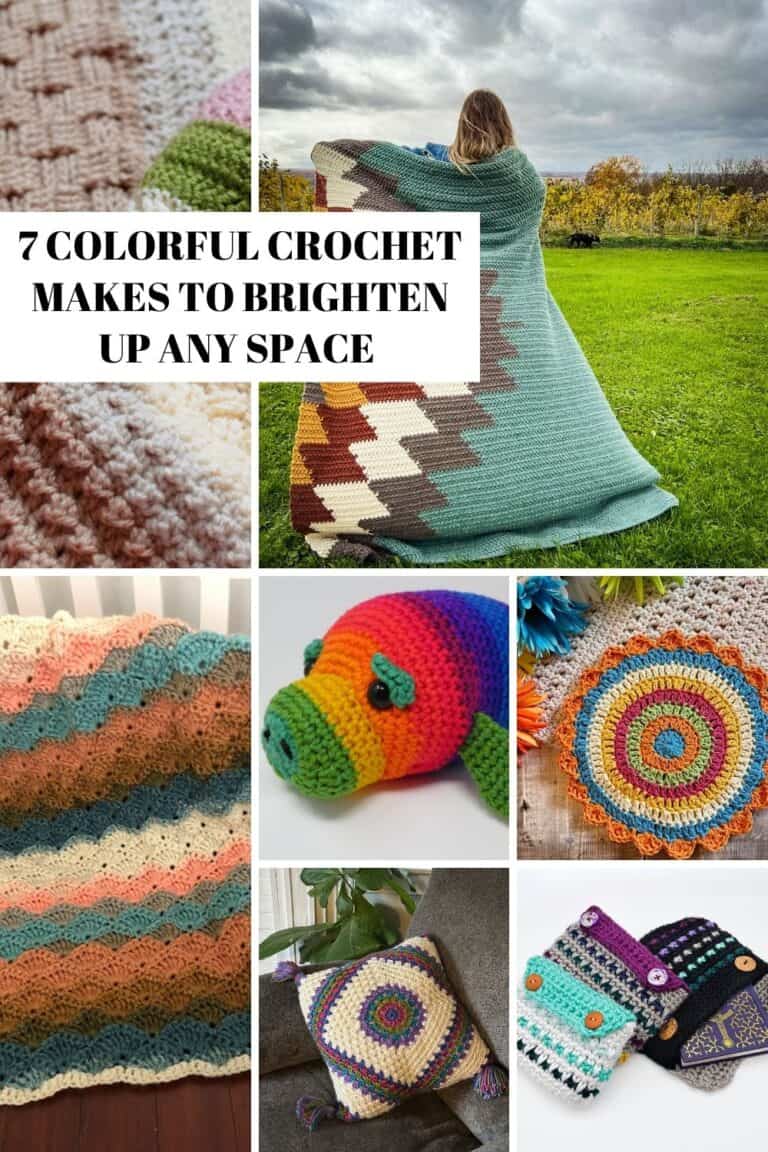 7 Colorful Crochet Patterns to Brighten Up Any Space