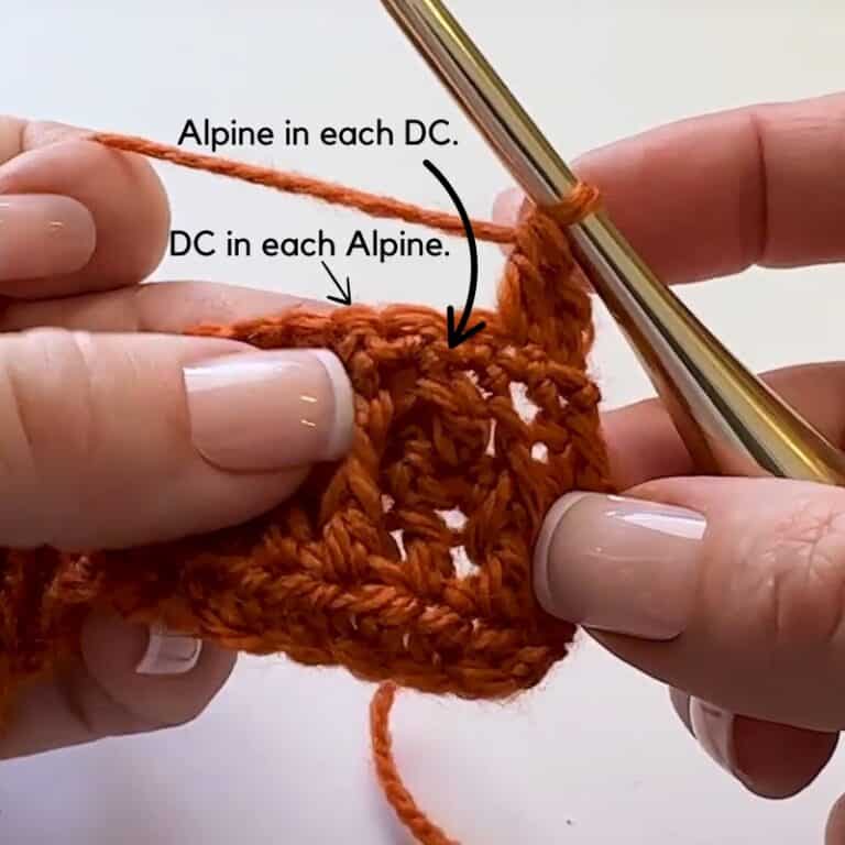 The Beautifully-Textured Alpine Crochet Stitch - Free Tutorial ...